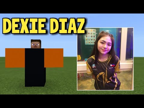 HOW TO SUMMON DEXIE DIAZ IN MINECRAFT PE - YouTube