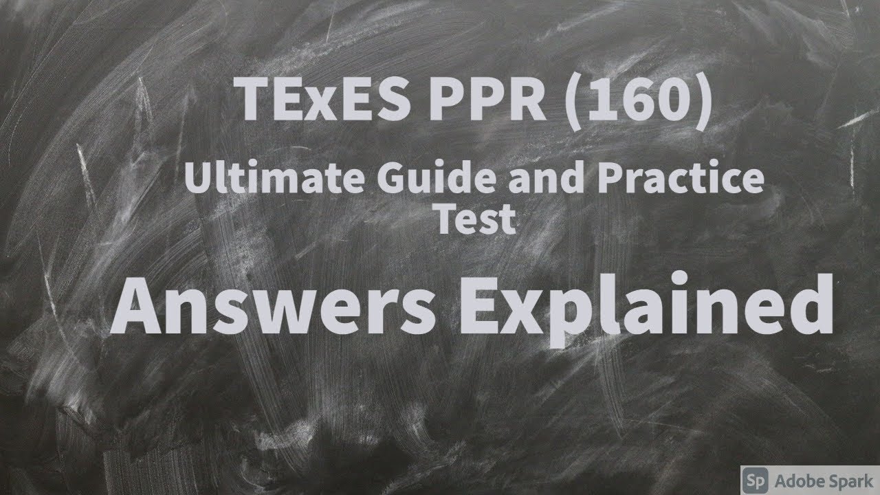 Practice PPR exam explained Part 2 (2021) - YouTube