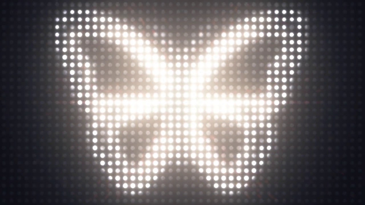 LED matrix lights flash free video background - YouTube