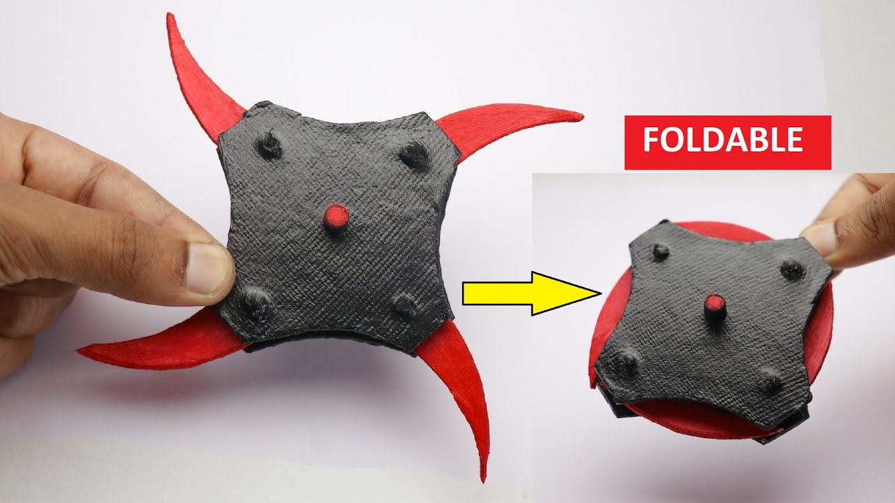 How To Make Foldable Shuriken Out of Cardboard | DIY Special Shuriken ...