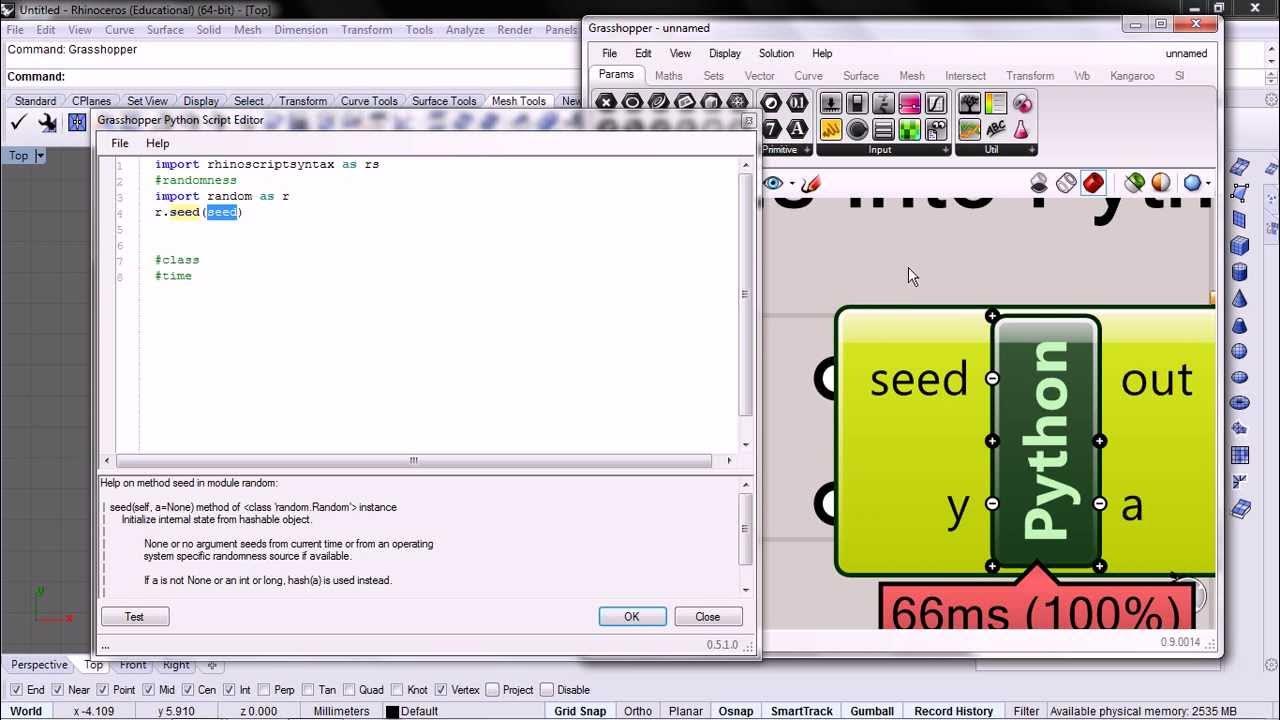 NOC Python Grasshopper: 01 - YouTube