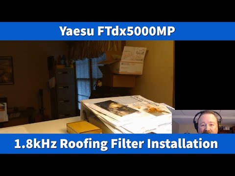 Yaesu FTdx5000MP: 1.8kHz Roofing Filter Installation #hamradio #yaesu #ftdx5000 #inrad - YouTube