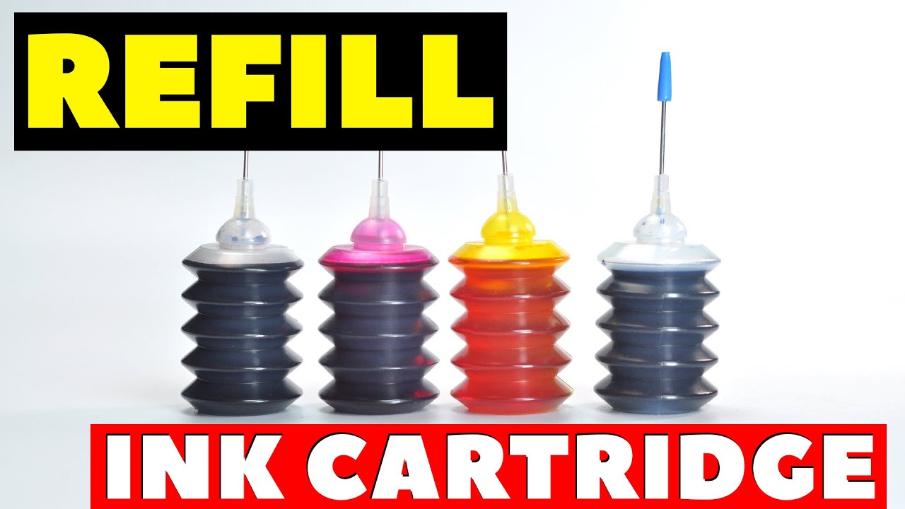 How to Refill Canon Ink Cartridge - Refill Ink for Printer - Refill Ink ...