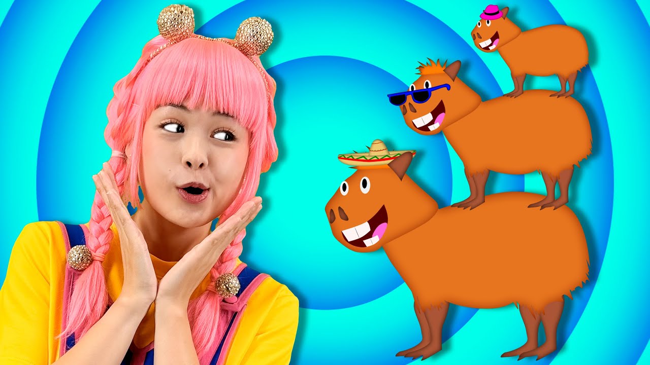 Capybara! The Friendliest Animal | D Billions Kids Songs - YouTube