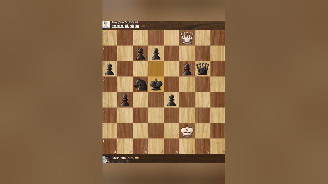 I DEFEATED chess.com bot Troy (Gen ?) with only a Queen #chess #chessgame - YouTube