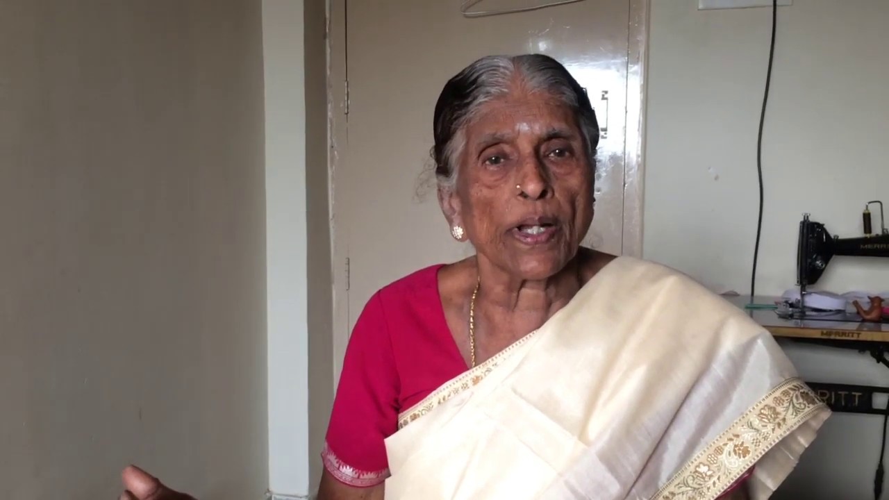 Thaalattu paadal | How to make a baby sleep ? | Shyamala Aachi | - YouTube