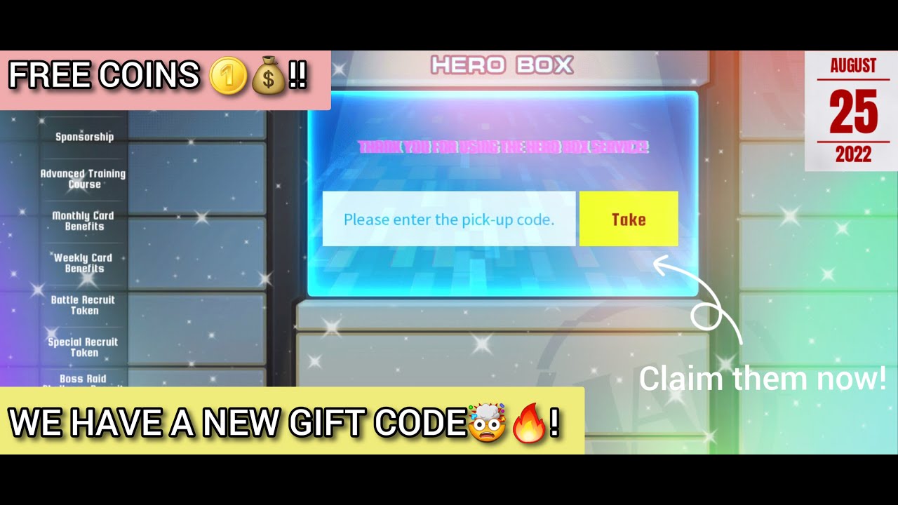 *WE FINALLY HAVE A NEW GIFT CODE!!!* 500 Free Hero Coins for NA (MHA ...