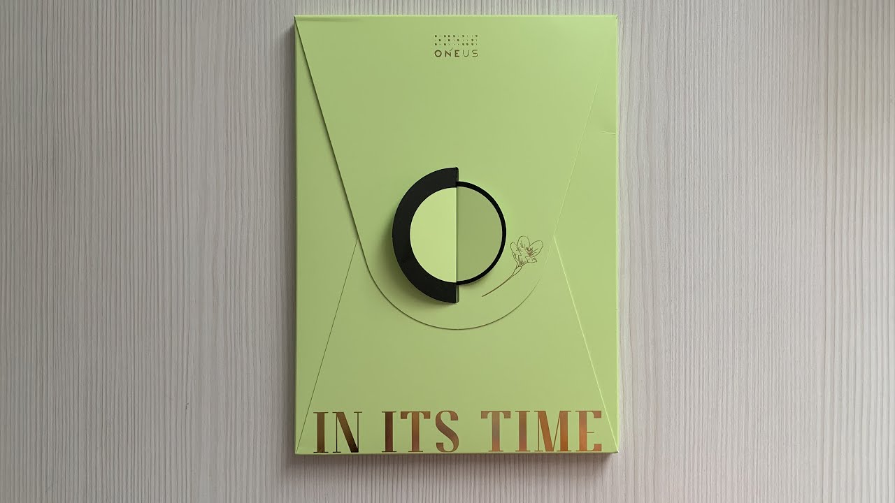 Распаковка альбома ONEUS / Unboxing album ONEUS IN ITS TIME (1st Single ...