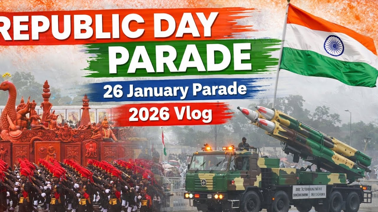 26 january parade | Republic day parade vlog 🔥 2026 #republicday - YouTube
