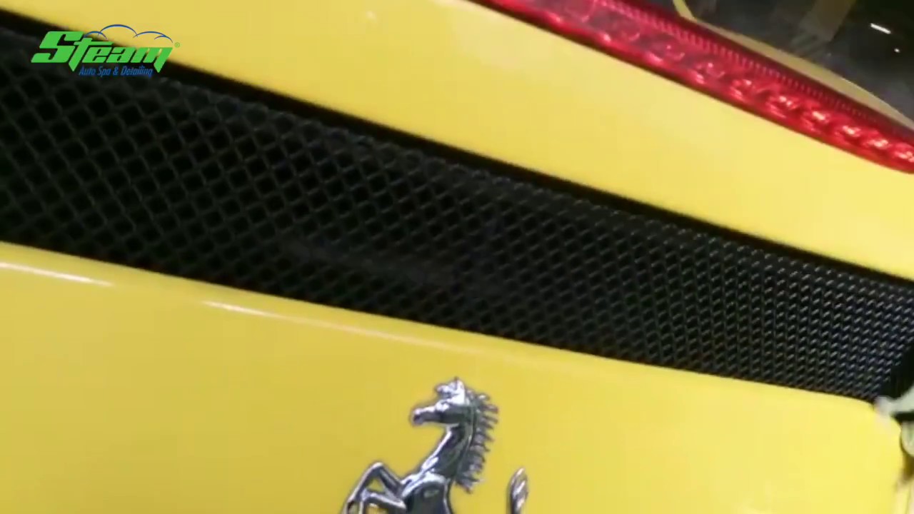 Ferrari Steam Cleaning - YouTube