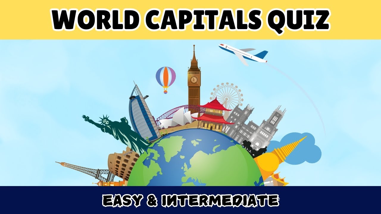 10 EASY Capital Cities That Will TRICK You! Can You Guess Them? - YouTube