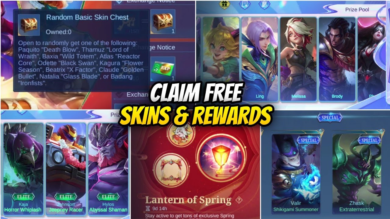 (हिंदी) Claim Free Skins & Rewards From These Events | Moba Legends 5v5 ...