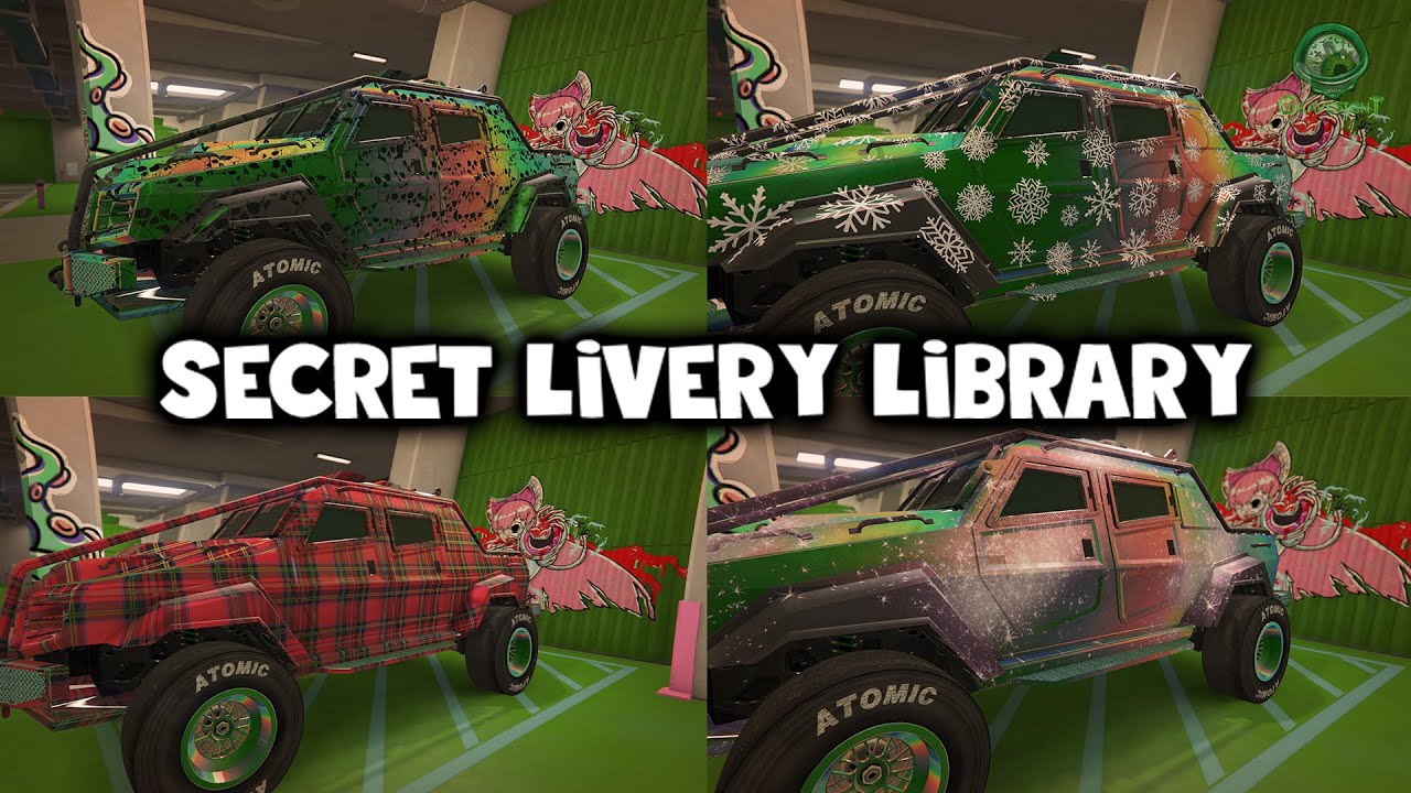 Secret Livery Library – Set 1 Vehicles | GTA Online Help Guide - YouTube