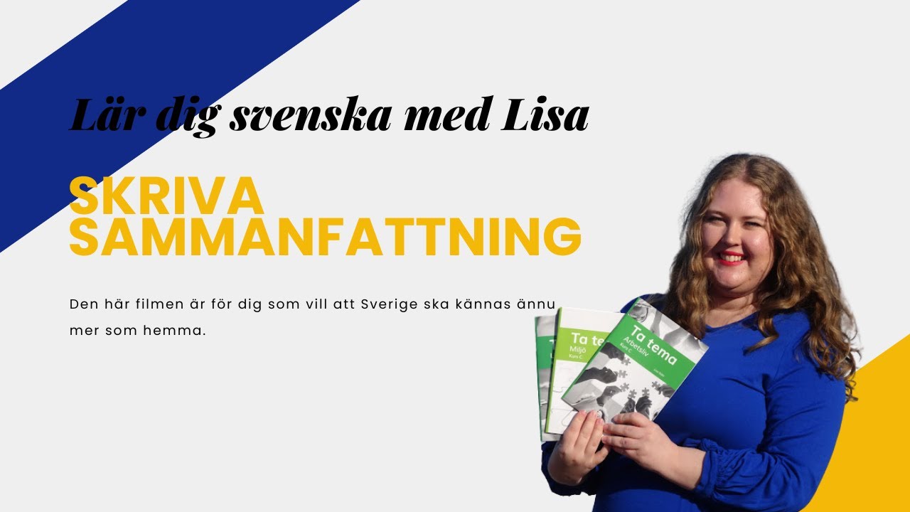 Skriva sammanfattning - YouTube