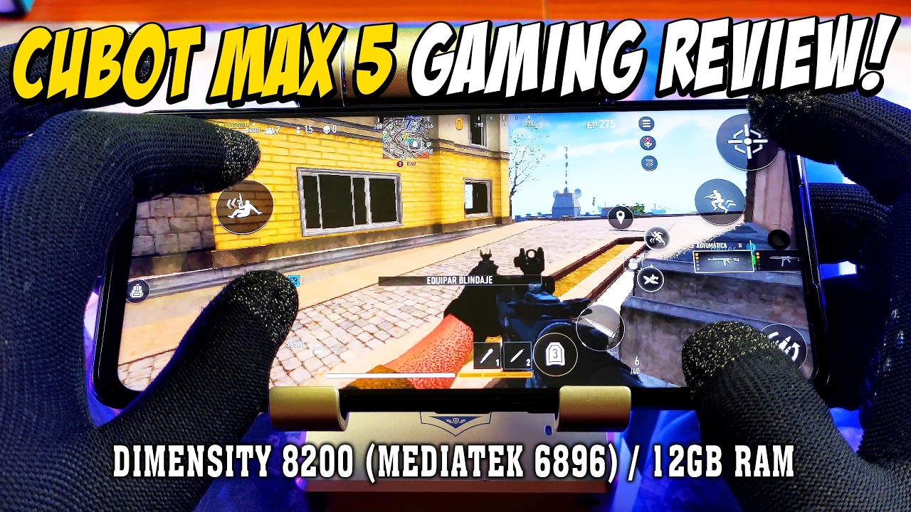 CUBOT MAX 5 GAMING REVIEW | 16 JUEGOS TEST | Dimensity MEDIATEK 8200 ...