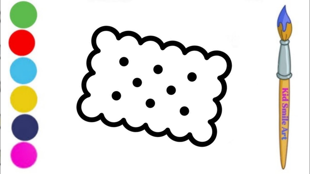 Biscuit drawing step by step || How to draw Biscuit || easy painting ...