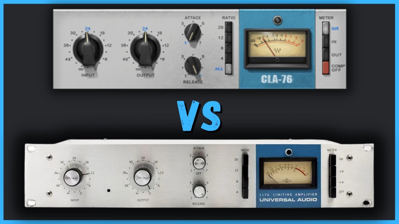 Waves CLA 76 vs 1176 de verdade! | Analogico vs digital - YouTube