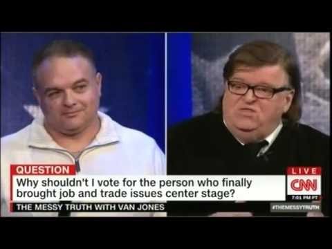 'The Messy Truth with Van Jones' - Michael Moore - FULL CNN Town Hall ...
