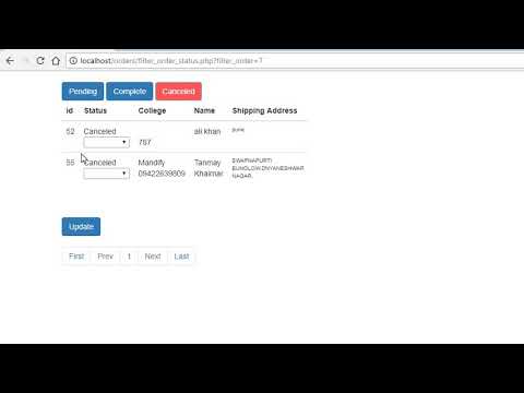 update order status at bulk or multipale update