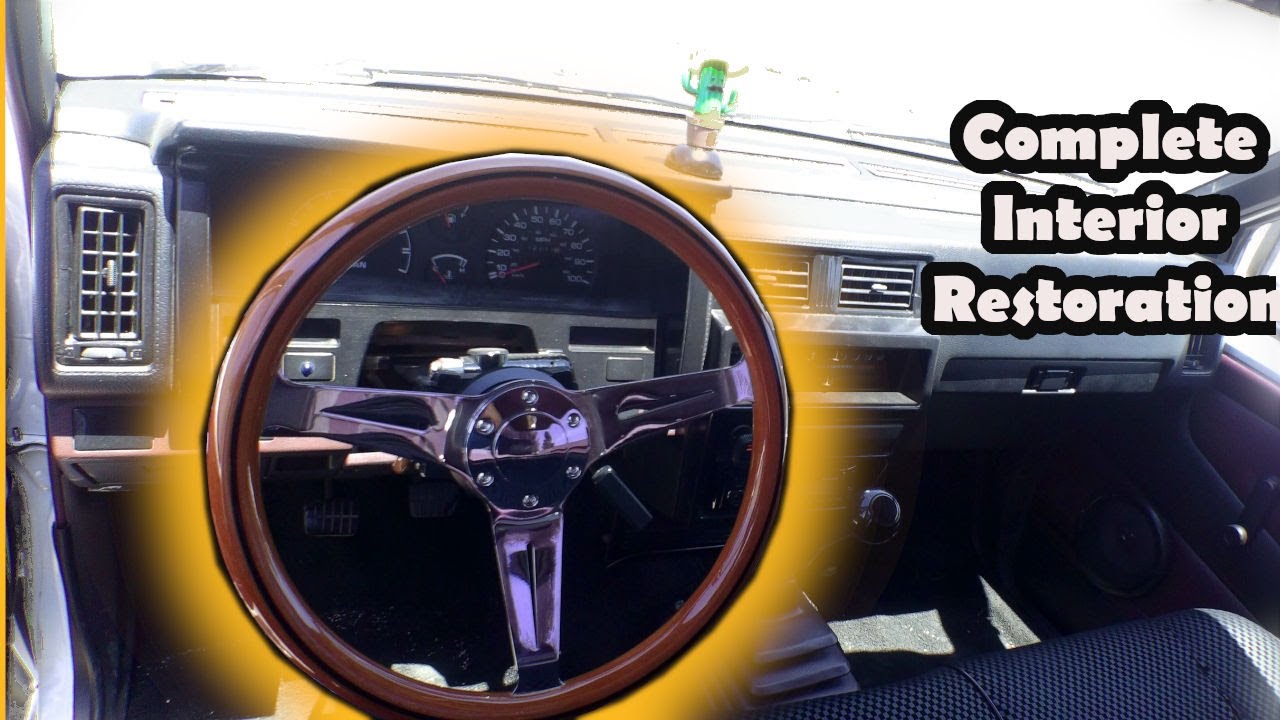 Wood Steering Wheel Install & Final Touches for Interior | D21 Episode ...