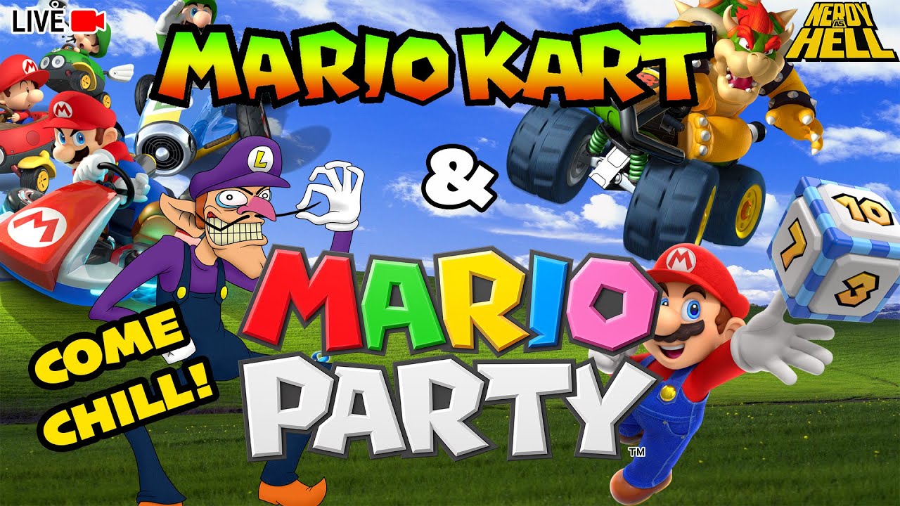 Come Hang Out! | Playing Mario Kart & Mario Party - YouTube