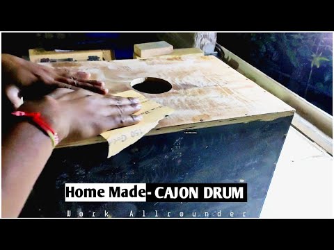 How To Make Cajon Drum Box At Home 🪛Home Made Cajon🪚 How To Make Cajon Box🔨Work Allrounder