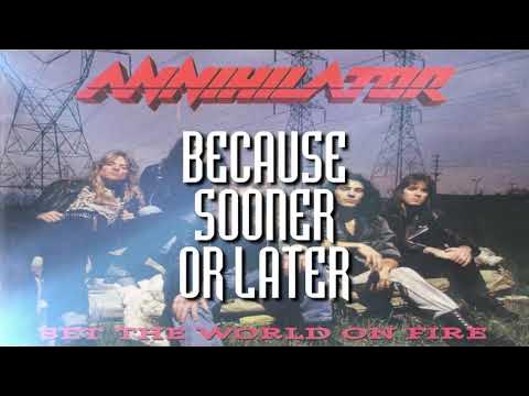 Annihilator | Set The World On Fire | Lyric Video - YouTube