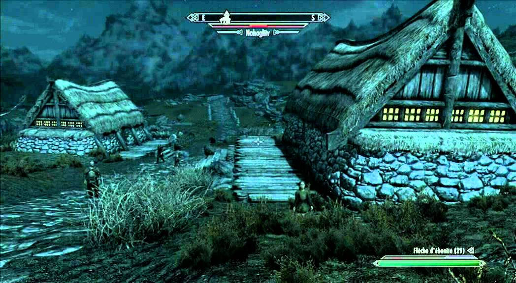 Skyrim - Triss Larson contre Nahagliiv - YouTube