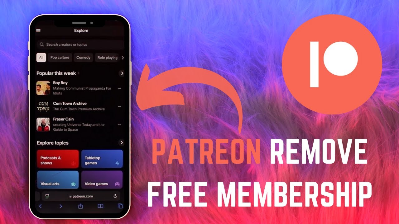 Patreon Guide: How to Remove Your Free Membership - Here's How You Can ...