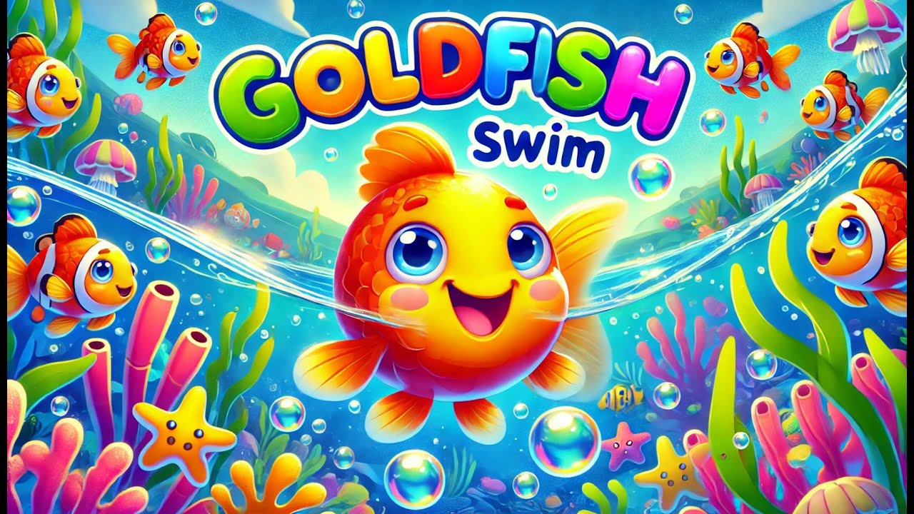 Goldfish Swim - Fun Animals Underwater Song for Kids! | Nursery Rhymes ...