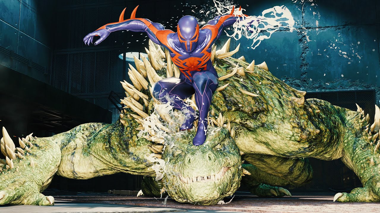 Spider-Man 2099 vs Lizard Boss Fight - Marvel's Spider-Man 2 (New Game ...
