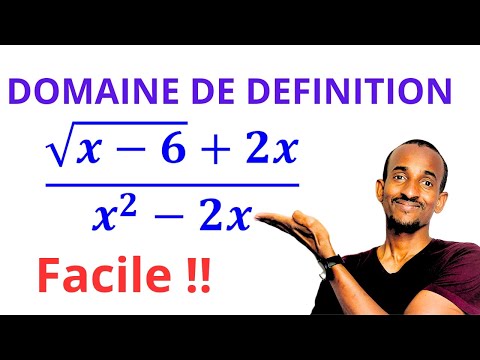 Domaine de définition