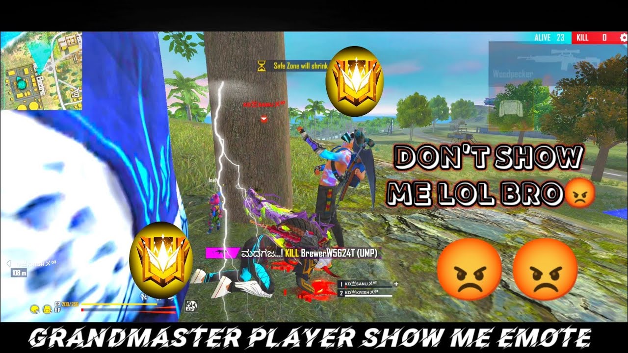 GRANDMASTER 💥VS💥 GRANDMASTER. HE SHOW ME LOL EMOTE😔 #revenge # ...