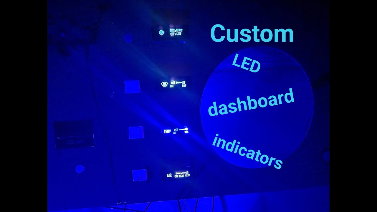 Making custom LED dashboard indicators for Rusty, my 84 CJ7 Ep 53 - YouTube