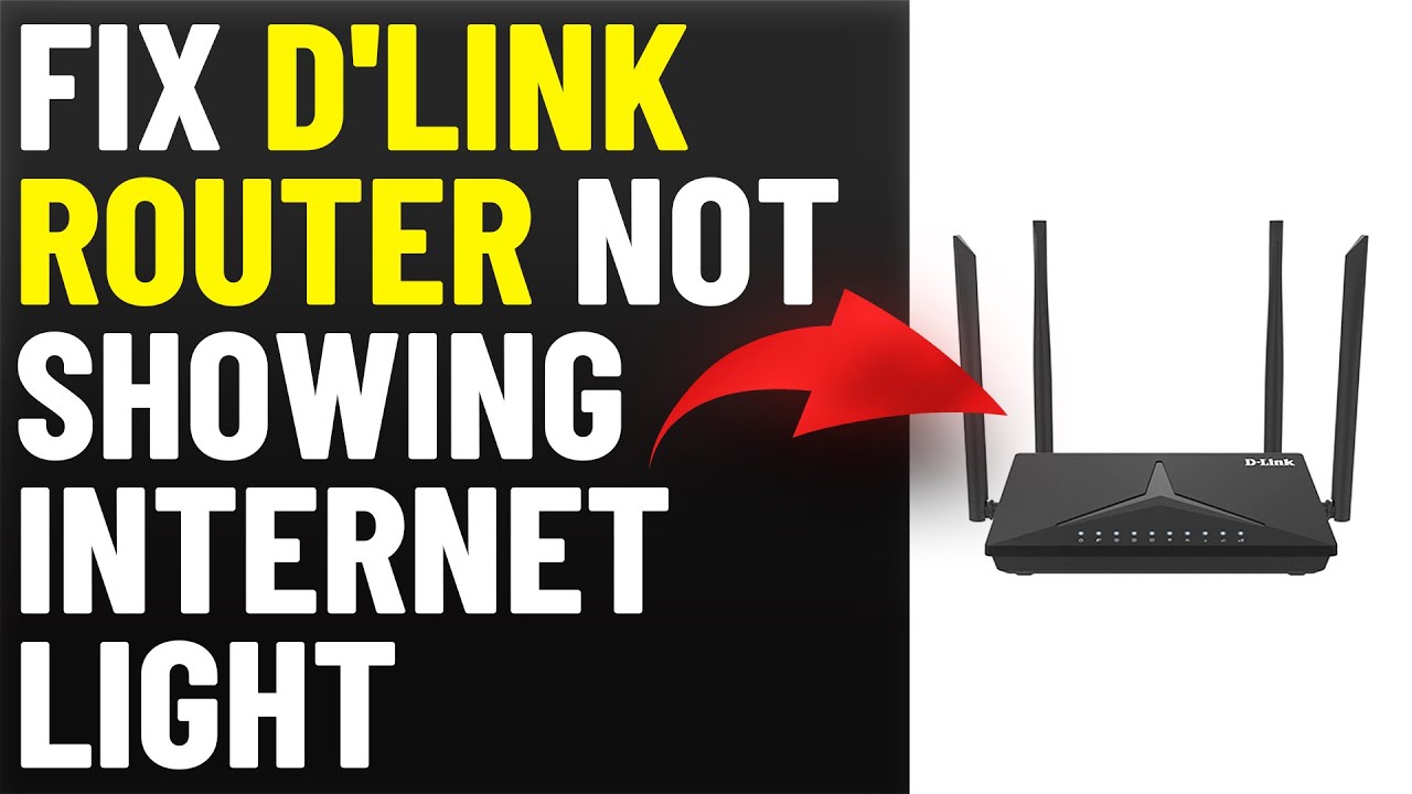 How To Fix D'Link Router Not Showing Internet Light (Detailed Guide To ...