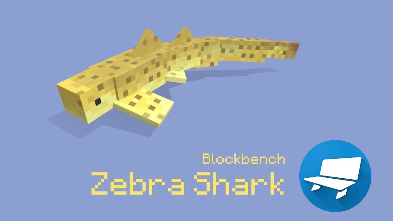 Zebra Shark - Blockbench Creation Timelapse - YouTube