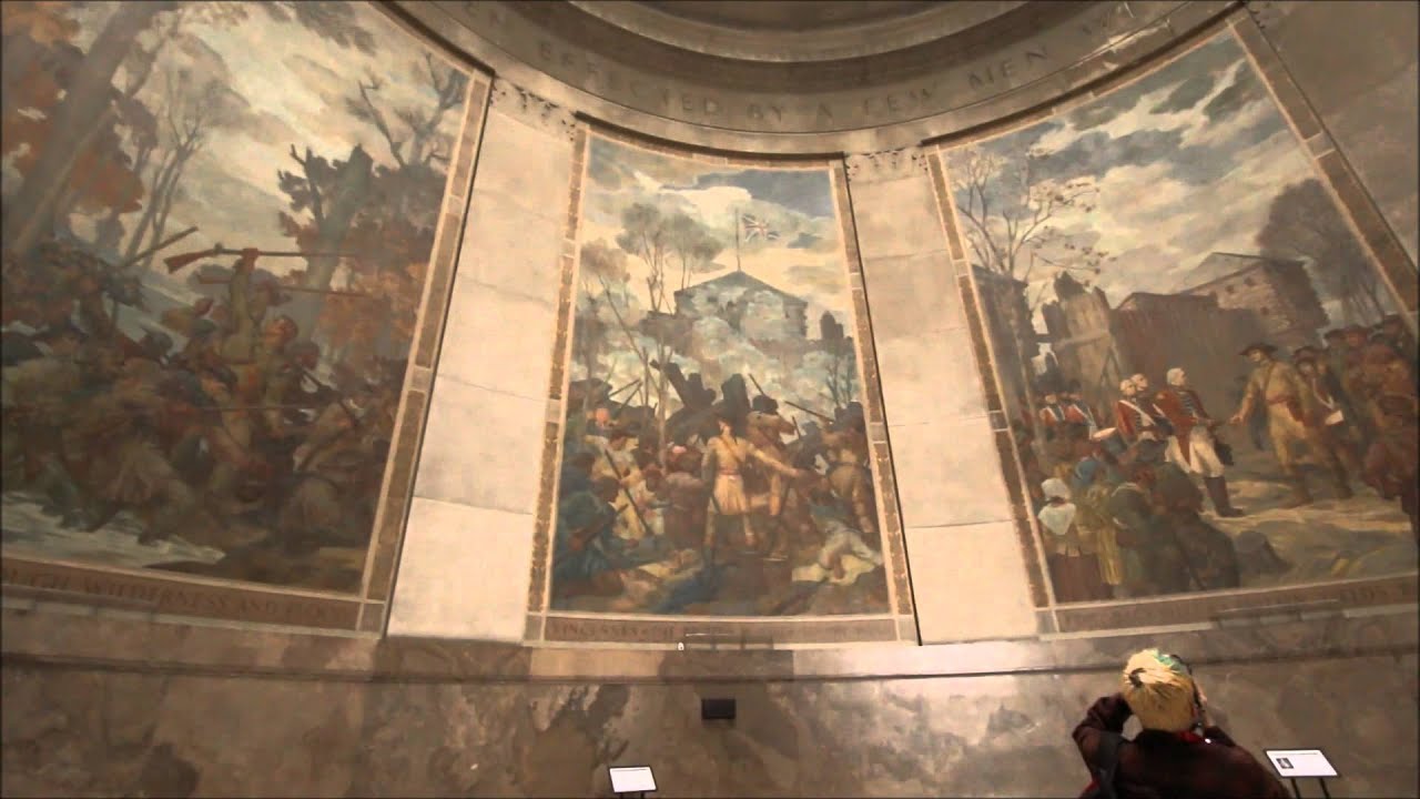 Murals at the George Rogers Clark Memorial - YouTube