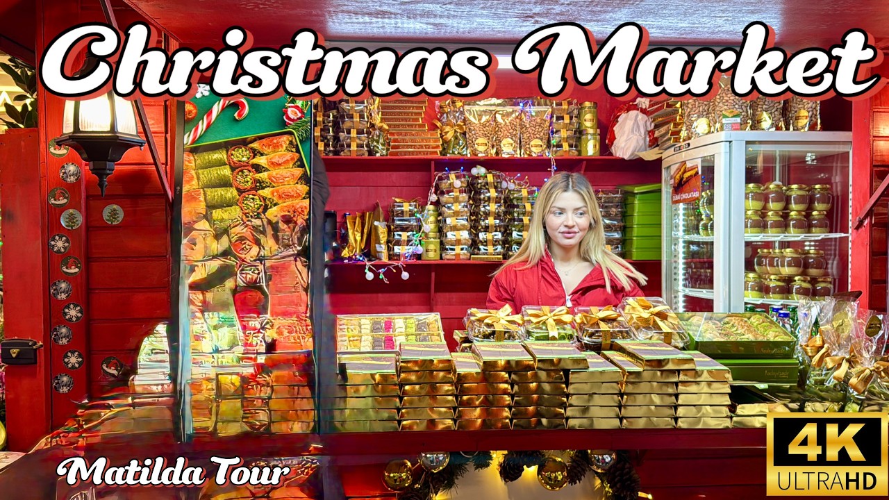 Experience the MAGIC of ISTANBUL Christmas Market 2024 in 4K! | Turkey ...