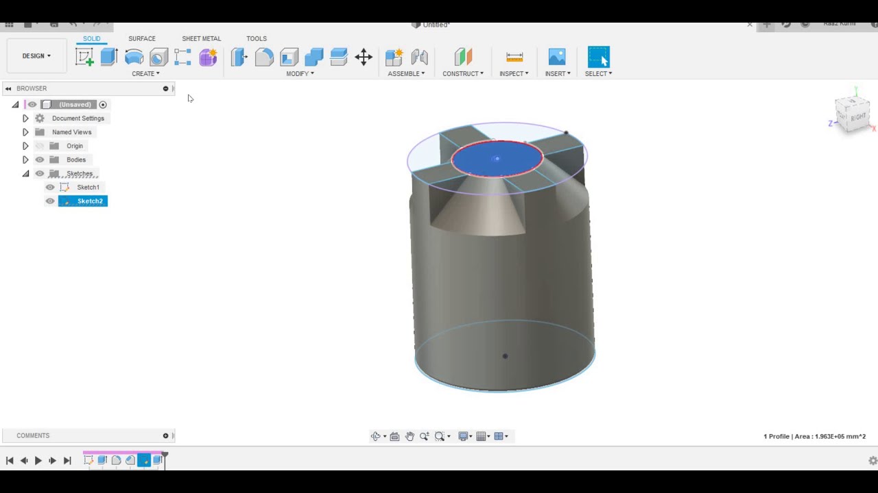 Water storage tank |Fusion360| - YouTube