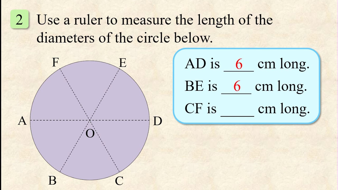 Circle 1 p 34 Diameter - YouTube