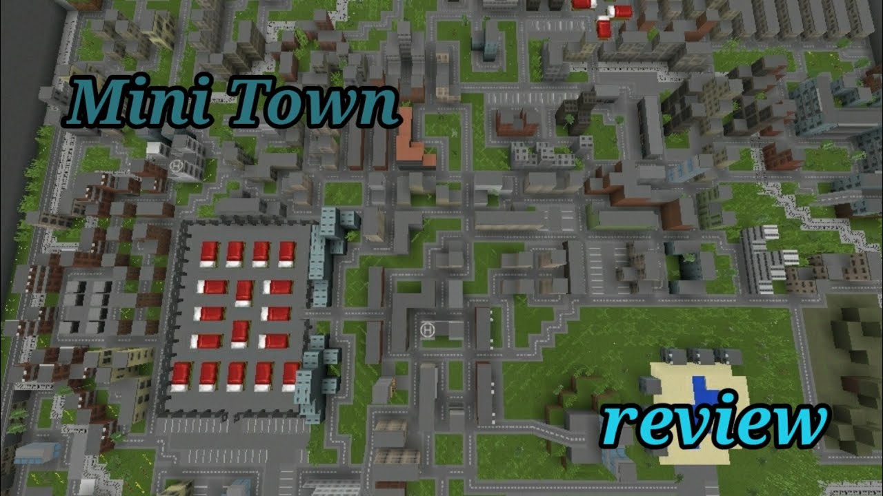 Minecraft-รีวิวแมพ mini town - YouTube