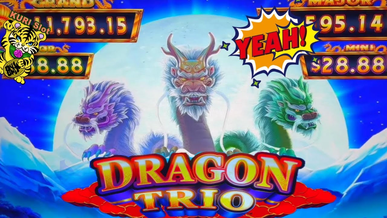 ★LUCK HAS ARRIVED !! FIRST ATTEMPT LUCK !★DRAGON TRIO Slot (Light ...