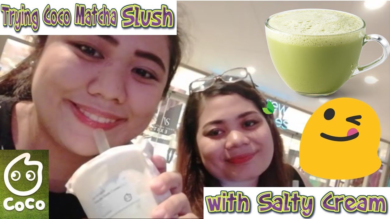 Coco Matcha Slush with Salty Cream🤤 Vlog#1/ Alyssa Abalos - YouTube