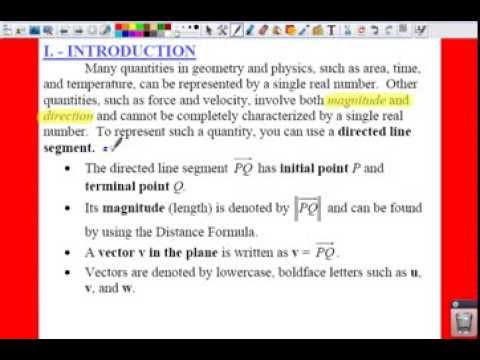PC: 6.3 Notes: Example 1 - Equivalent Directed Line Segments - YouTube
