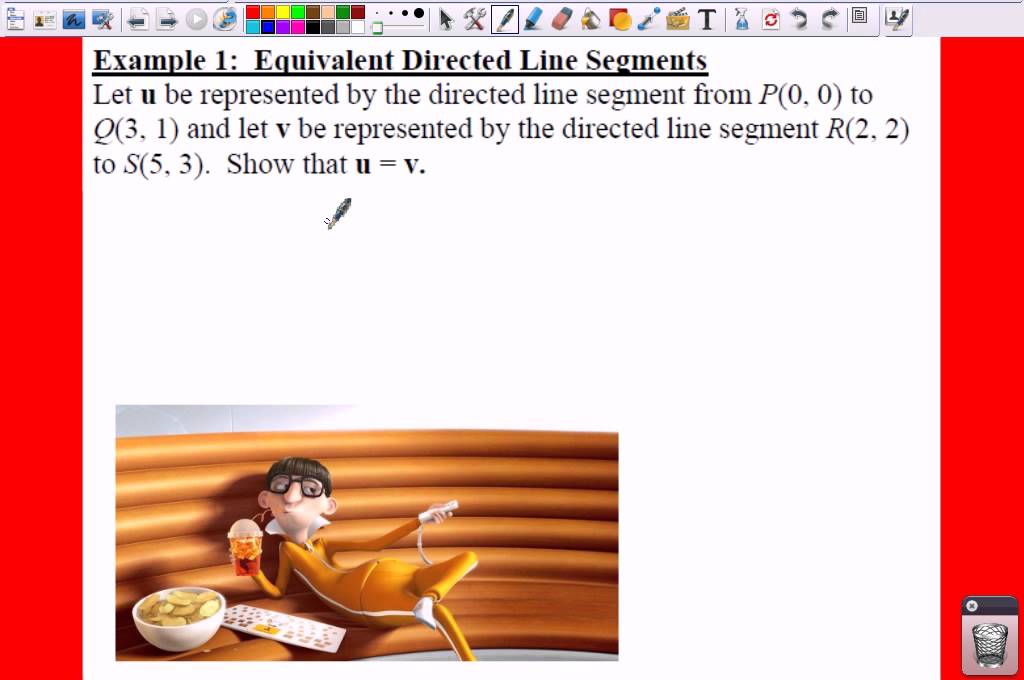 PC: 6.3 Notes: Example 1 - Equivalent Directed Line Segments - YouTube