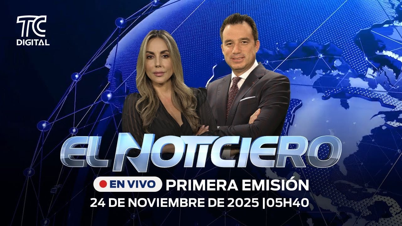 🔴EN VIVO | El Noticiero Primera emisión: 24 de noviembre 2025 - YouTube