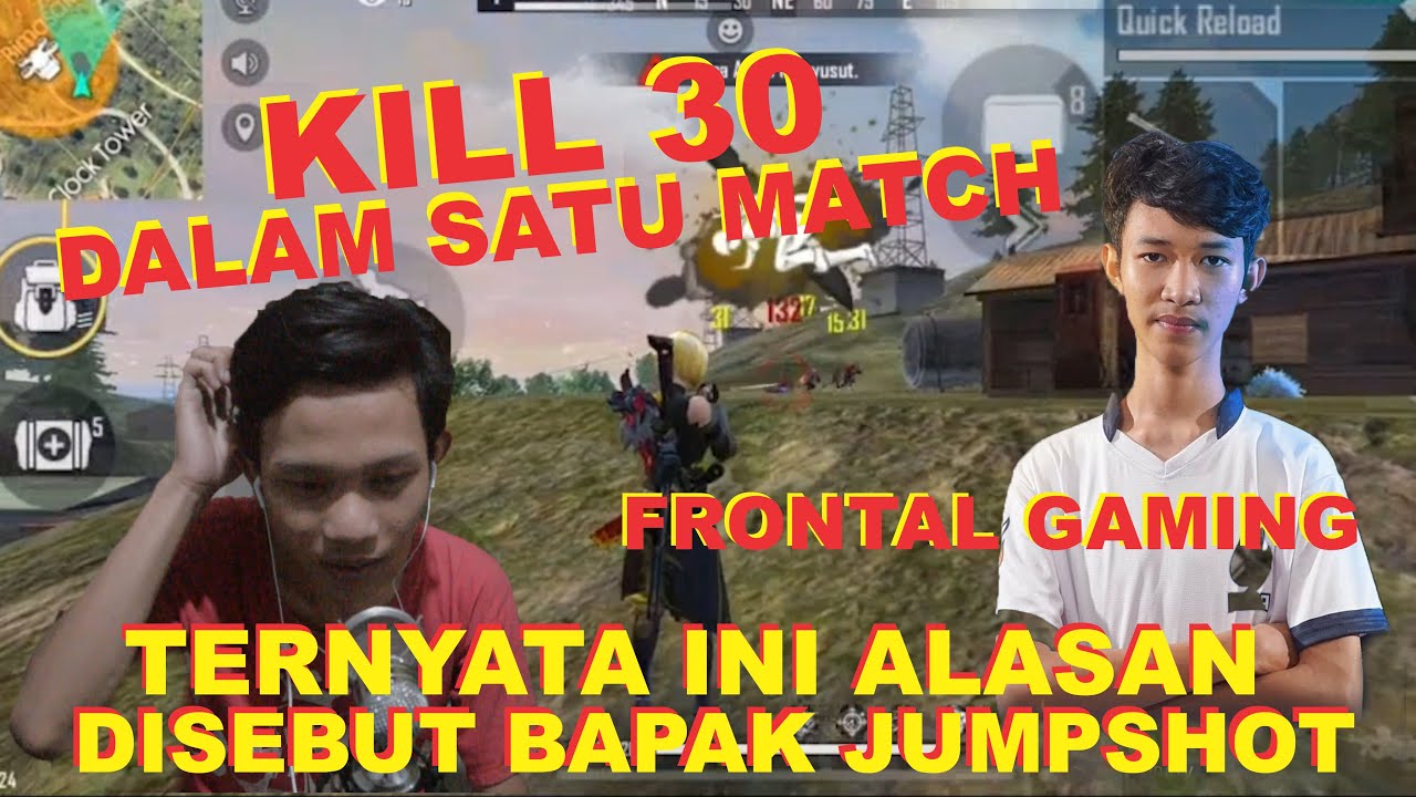 INILAH ALASAN FRONTAL GAMING DISEBUT BAPAK JUMPSHOT !! - REACTION FREE FIRE - YouTube