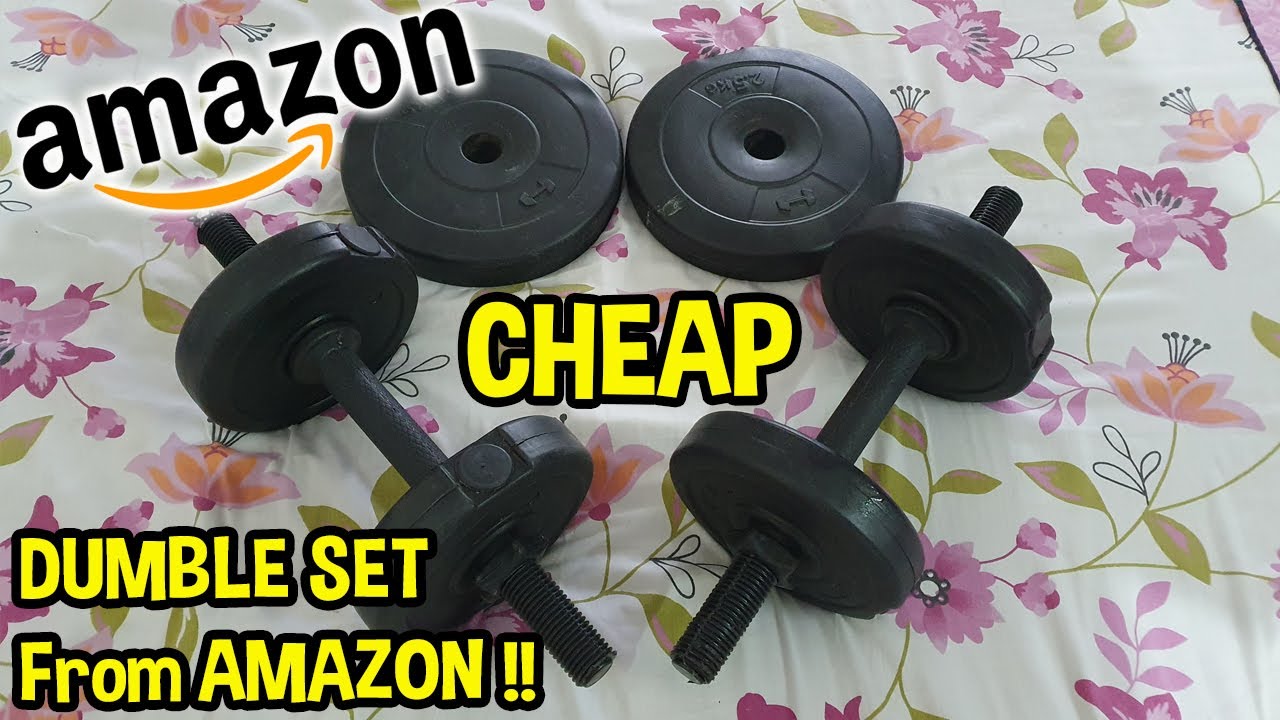 Cheap PVC Dumbbells Set From AMAZON | Unboxing & Review - YouTube