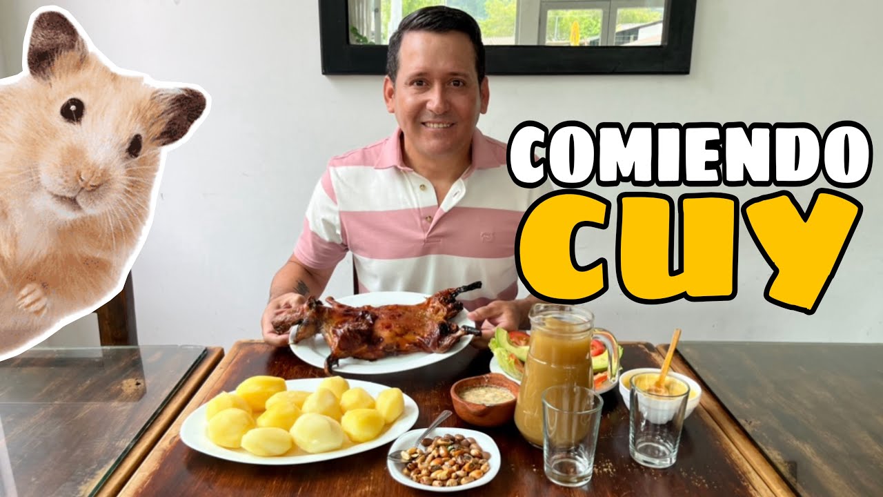 ¿Cómo sabe el CUY? Probando esta delicia Andina Ecuatoriana - YouTube