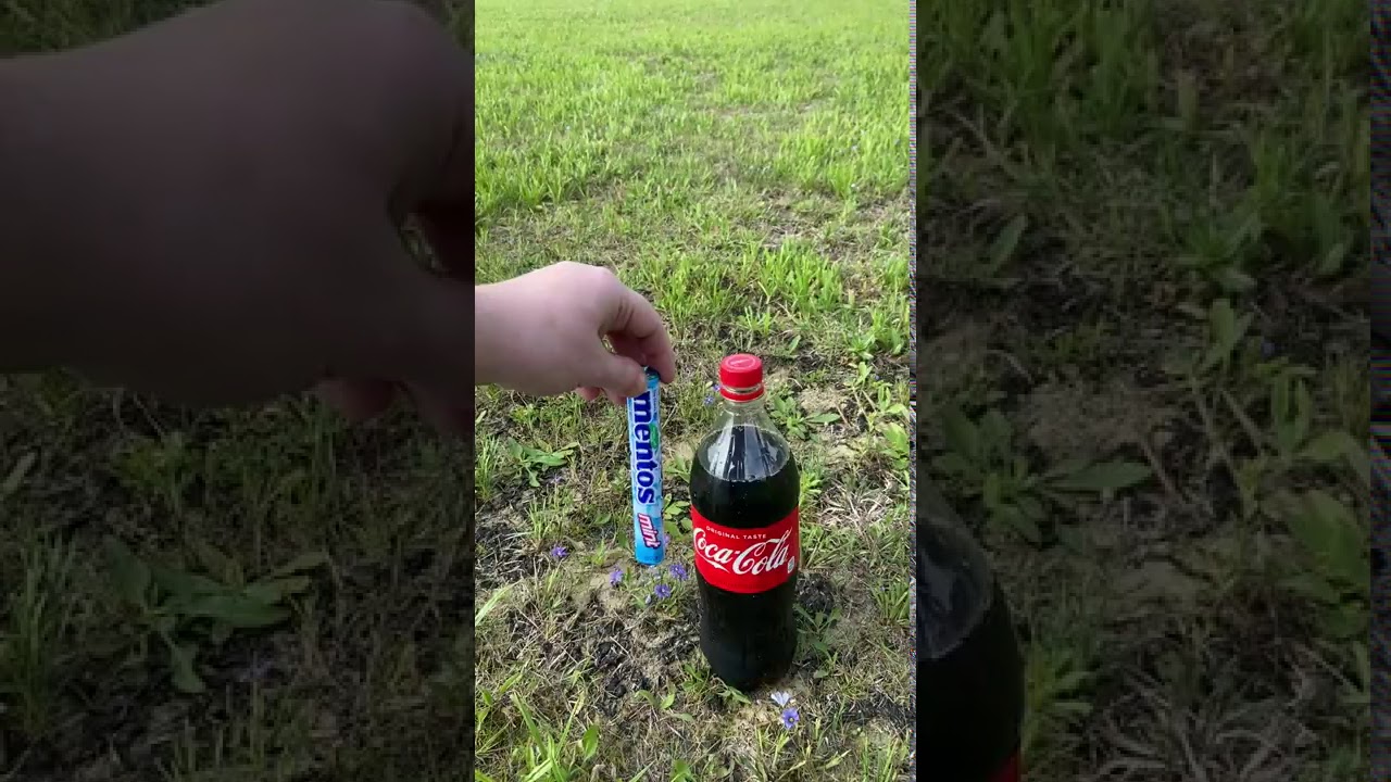 Coke & Mentos Eruption - YouTube